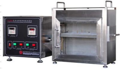China FMVSS 302 Lab Testing Equipment Fire Nozzle Diameter 9.5mm Horizontal Flammability Tester for sale