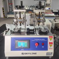 China 8 Stations Pneumatic Button Life Tester with Touch Screen Control for Key Durability Testing for sale