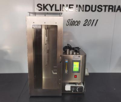China Vertical Combustion Tester for Flame Retardant Textiles with 16CFR1615/1616 Compliance 40±2mm Flame Height and 12s Burning Time for sale