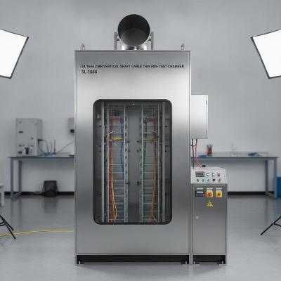 China UL1666 CMR Vertical Shaft Cable Tray Fire Test Chamber for Flame Retardant Cable Certification SL-1666 for sale