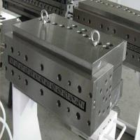 China Polished and Electroplated 700mm CPVC WPC Hollow Door Panel Extrusion Mould Exporter for sale