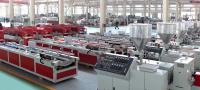 China ABB Inverter PVC WPC Plastic Profile Making Machine for Window and Door for sale