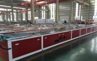 China Advanced PVC WPC Plastic Profile Making Machine for Indoor Door Panel Manufacturing for sale