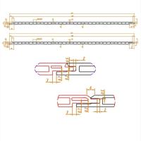 China House Decoration Profile Wall Ceiling Panel Mould Including 1 Cavity and Calibrator for sale