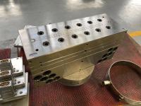 China Co-Extrusion Wallboard Asa Pc Pe Upvc Profile Extrusion Die Mold Moulds in Silver PVC for sale