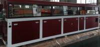 China Double-screw Plastic PE WPC Decking Profile Making Machine for 150-200kg/h Capacity for sale