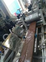 China Double-screw Plastic PE WPC Decking Profile Making Machine for 150-200kg/h Capacity for sale