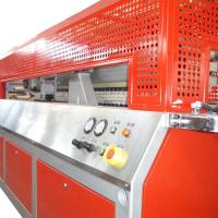 China 150-200kg/h Capacity High Speed Conical Twin Screw Wood Plastic Extruder Machine Line for sale