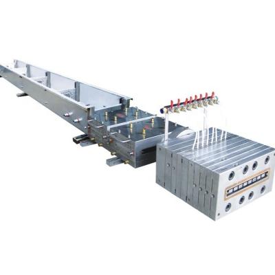 China Wood Plastic WPC Extrusion Mould for Decking Floor Wide 150mm Production Line for sale