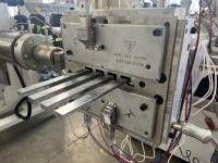 China Wood Plastic WPC Extrusion Mould for Decking Floor Wide 150mm Production Line for sale