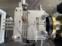 China Wood Plastic WPC Extrusion Mould for Decking Floor Wide 150mm Production Line for sale