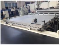 China Conical Twin Screw PVC Glazed Roof Sheet Extruding Machine with ABB Inverte for sale