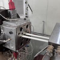 China 1 Cavity Mould for Glass Bead UPVC Profiles Extrusion Manufacturing for sale