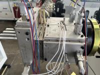 China High Productivity Counter-rotating Conical Twin-screw PVC Ceiling Panel Making Machine for sale