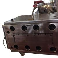 China Two Cavities Silver Extrusion Die Mold for Shaping UPVC Door Frame and Silver Coating for sale