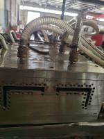 China Two Cavities Silver Extrusion Die Mold for Shaping UPVC Door Frame and Silver Coating for sale