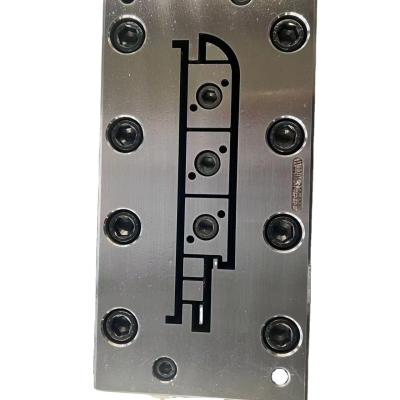 China 3CR17 Mould Material PVC Profile Extrusion Mould Maker for Wood Plastic Door Frame for sale