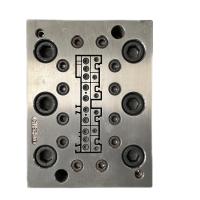 China Customized Silver Plastic Mould for WPC Production Line PVC Skirting Baseboard Profile for sale