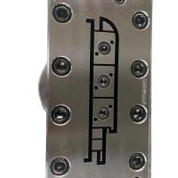 China 1 Mould Cavity PVC Auxiliary Profile Door and WPC Wood Plastic Door Cover Frame Mold for sale