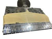 China Plastic Mould for PVC Plastic Profile Extrusion Production Line of Skirting Baseboard for sale