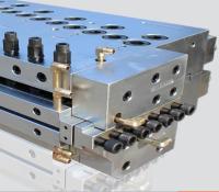 China CAD Designed Electric Heater PVC Foam Board Sheet Extrusion Mold with Double Manifold for sale