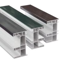 China Customer Size PVC Profile Extrusion for Durable Window and Door Parts in Silver for sale