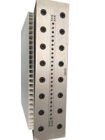 China Silver UPVC Hollow Plastic PVC Board 150mm x 25mm for Pig Pen Livestock Fence Rails Panels for sale