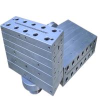 China Extrusion Mould for Silver Door and Wall Panel Hollow Lattice Plate Manufacturing for sale