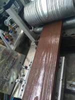 China AutoCAD Designed PE WPC Decking Profile Louver Wall Cladding Production Line for Market for sale