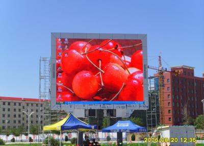China Big Static Waterproof P16 LED Display , 8000 Nit Outdoor LED Video Wall for sale