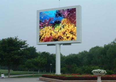 China 10000 Dots per sqm LED Video Billboard Outdoor Advertising Display Easy Maintenance for sale