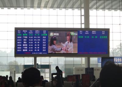 China P10 RGB Indoor Fixed LED Display with WiFi 3G Full Color Screen for Airport Station for sale