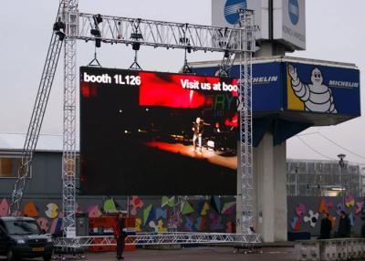 China IP65 Outdoor Full Color Rental LED Display 8kg per Cabinet 500x500mm for sale