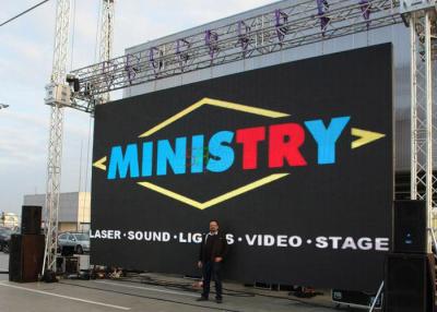China Ultra Slim P6.25 Commercial Stage LED Screen Wall 500x500mm 1920Hz for sale
