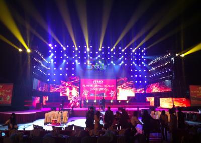China Outdoor Stage LED Screen High Brightness 5000nits Waterproof IP65 Asynchronous Display for sale