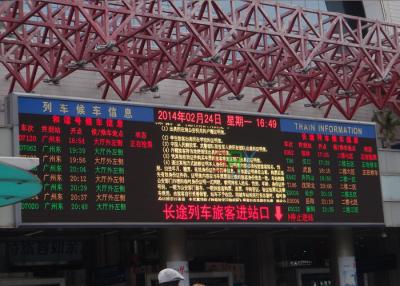 China Aluminum DIP P10 LED Advertising Screen 1R1G1B for Toll Station Outdoor Display for sale