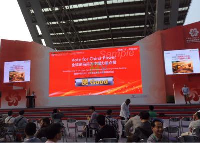 China 10mm RGB Outdoor LED Video Wall Display 32x16 Dots Waterproof Advertising Screen for sale