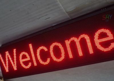 China Aluminum Frame Programmable LED Scrolling Message Board For Shop Advertising for sale