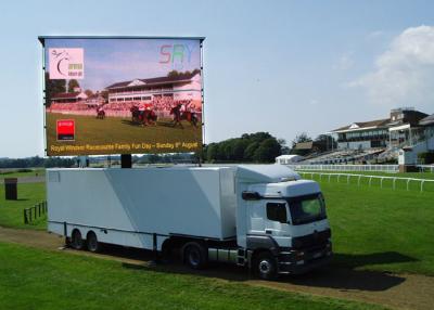 China 12mm Truck Mounted LED Screen 1/4 Scan Constant Current Movable Truck LED Display for sale