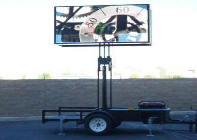 China 10mm Truck Mounted LED Screen Outdoor DIP346 Mobile LED Display Trailer for Advertising for sale