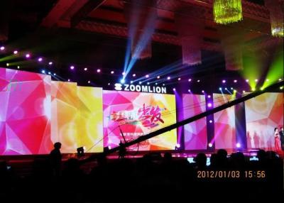 China PH4mm HD LED Video Billboard Tube Rental Display RGB for Wedding Stage for sale