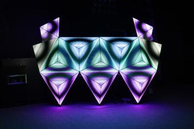 China Indoor Fixed LED Display 6.15mm Pitch Creative DJ Desk Screen 3D Visual for sale