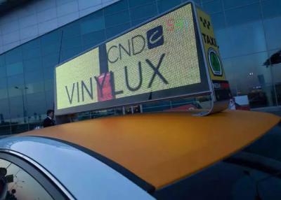 China P5mm Full Color Taxi LED Display 960x320mm Wireless 3G System for sale