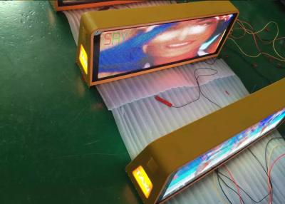 China Outdoor P5 Full Color Taxi Top LED Sign with Wireless 3G Control System for sale