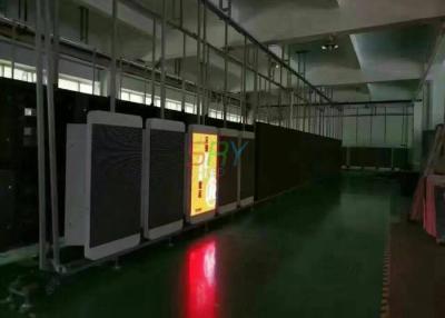 China P5 Outdoor Full Color LED Display Sign HD Waterproof Street Light Flag 192x192mm for sale