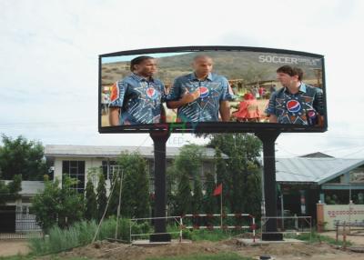 China P10 16 Bit True Color 1R1G1B Curved LED Display Screen 160x320mm for Outdoor Advertising for sale