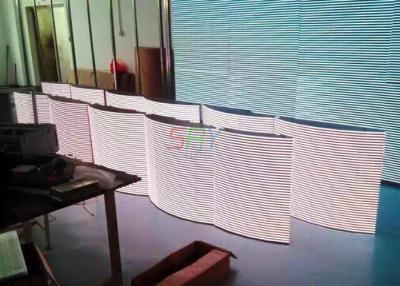 China Customized Indoor P6 Curved LED Billboard 1R1G1B High Definition Display for sale