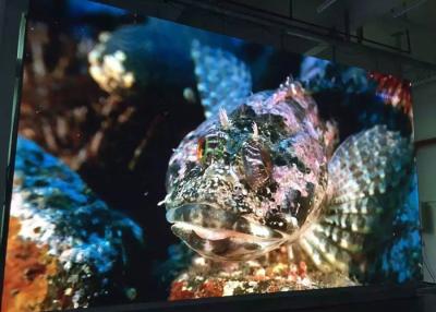 China Indoor Fixed LED Display Panel 1/16 Scan 4mm Stainless Steel Cabinet Video Wall for sale