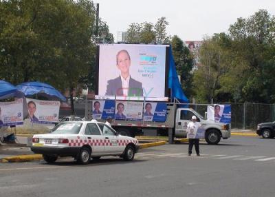 China P5 960x960mm Truck Mounted LED Screen Billboard Synchronous Control for sale