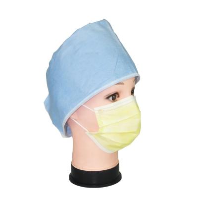 China Disposable Blue Earloop Face Mask Beauty Salon , Electronics Industry Use for sale
